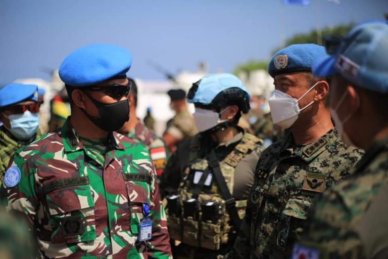 Satgas Yon Mekanis UNIFIL Latihan Steel Storm di Lebanon