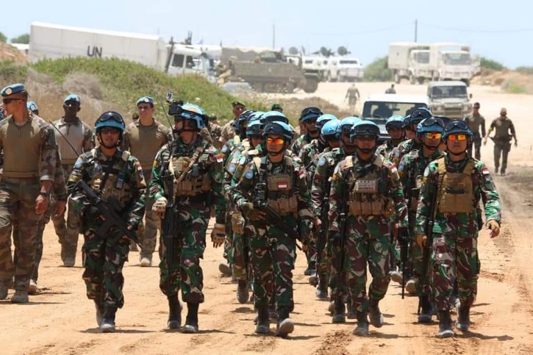 Satgas Yon Mekanis UNIFIL Latihan Steel Storm di Lebanon