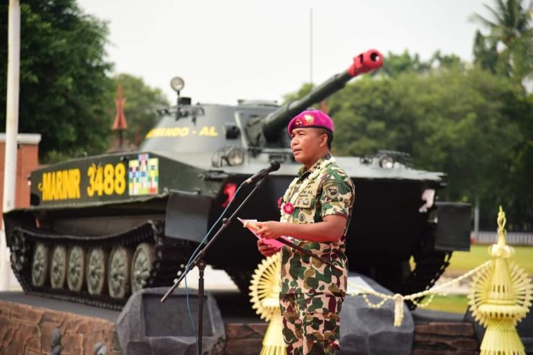 Monumen Alutsista Korps Marinir TNI AL Diresmikan Dankormar