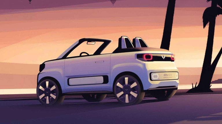 Mobil Listrik Wuling Mini EV Versi Atap Terbuka, Stylish Banget!