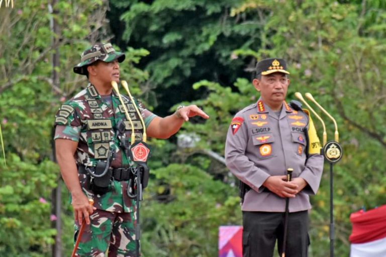 Apel Gelar Kesiapan Pasukan Pam VVIP Presidensi KTT G20 Bali
